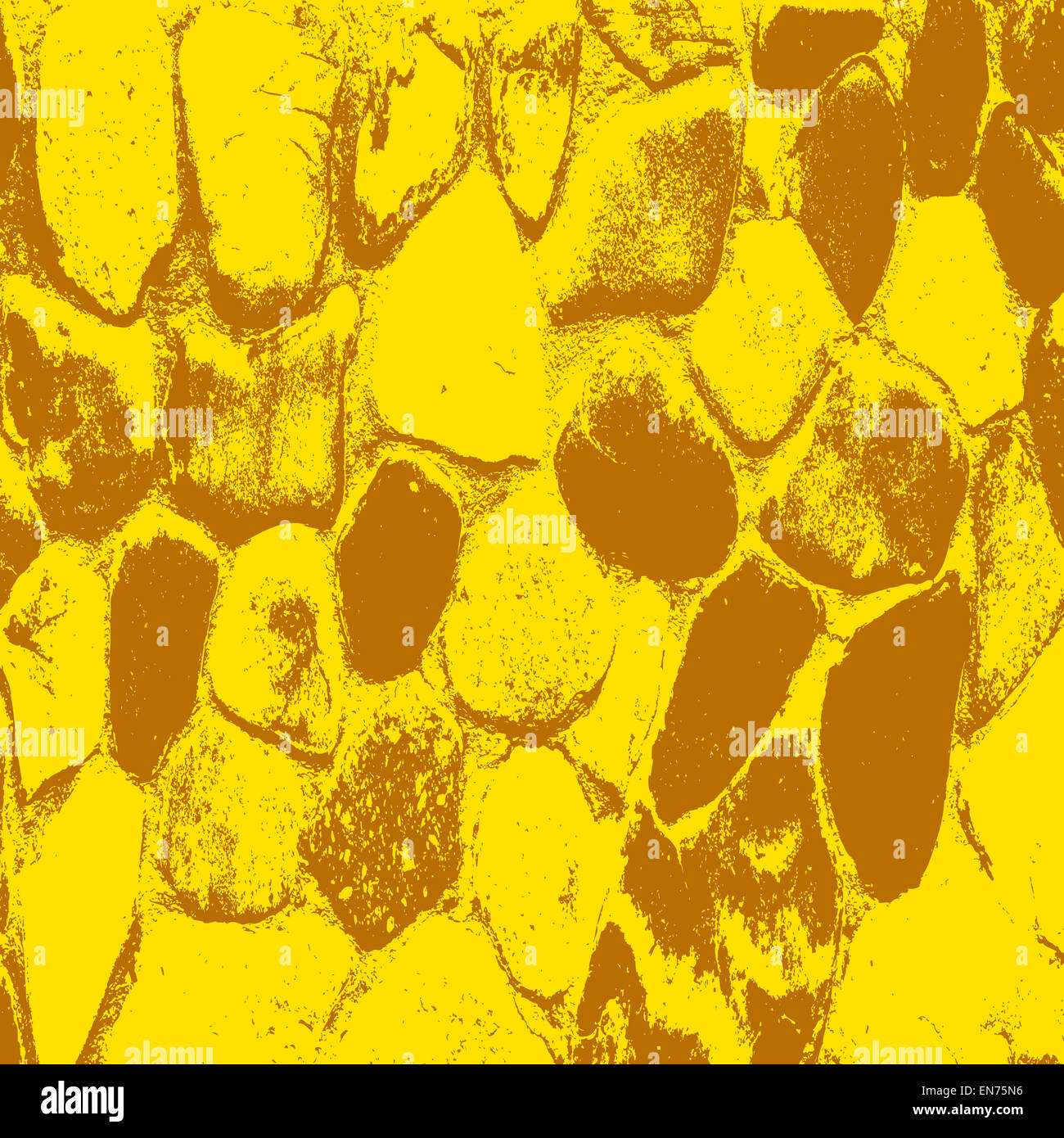 Ancient yellow stone wall background vector illustratuin Stock Photo ...