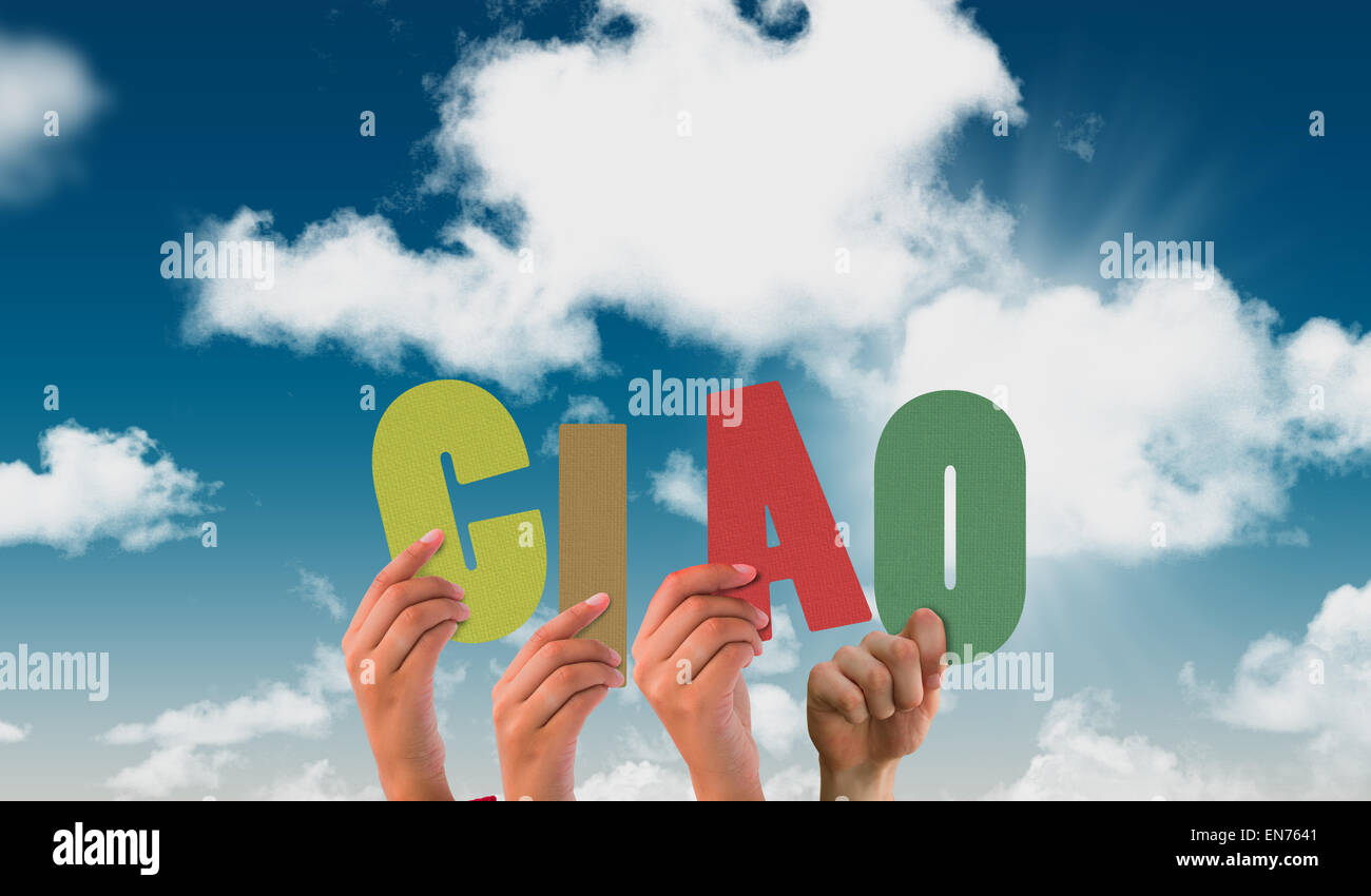 Ciao hi-res stock photography and images - Alamy