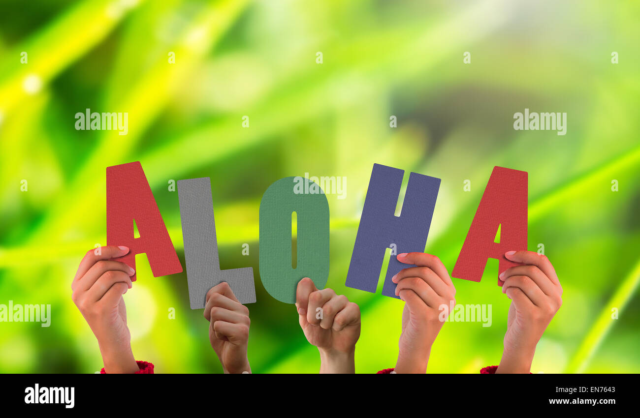 Aloha hello hi-res stock photography and images - Alamy