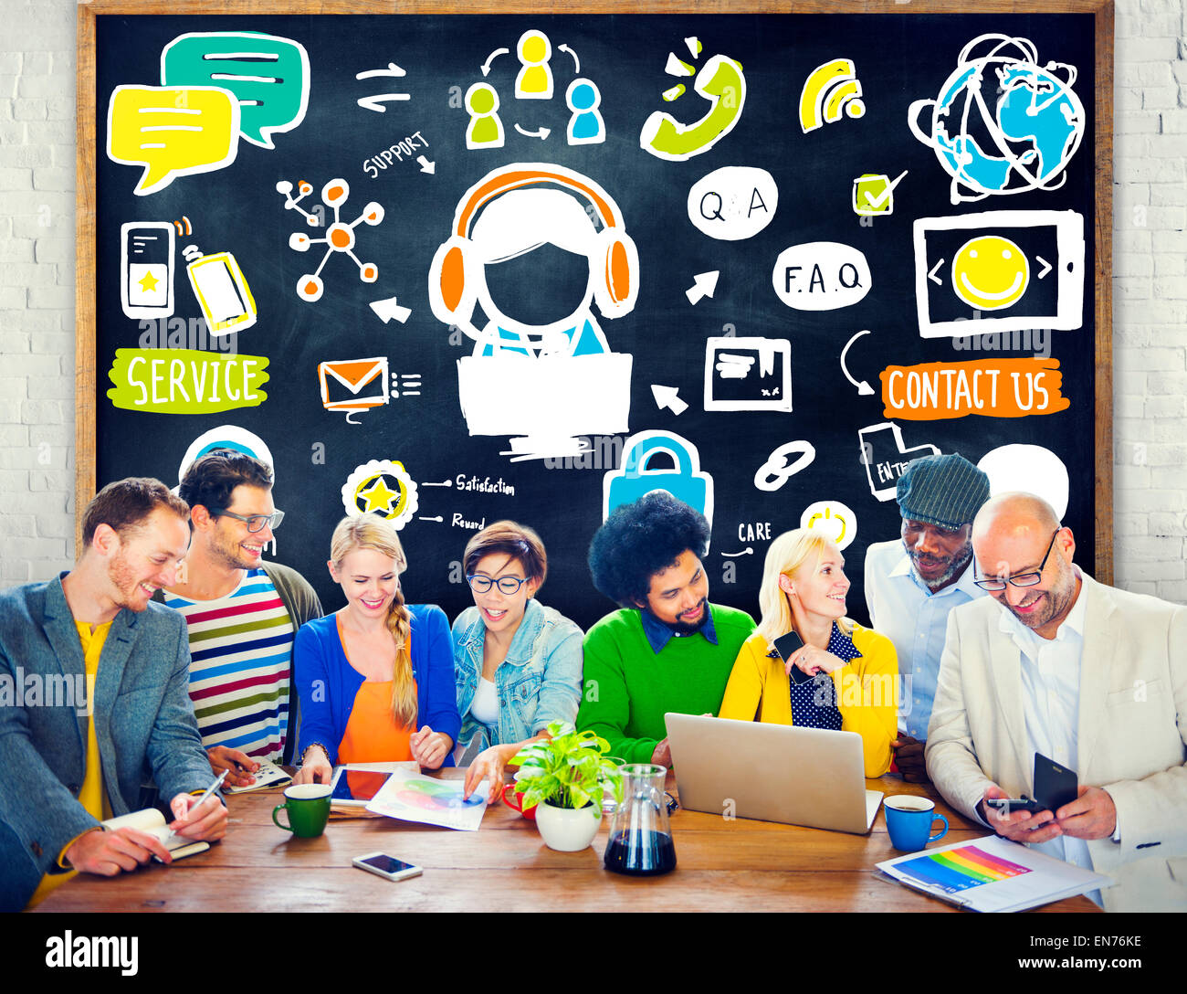 Customer Service Help Business Service Solution Support Concept Stock ...