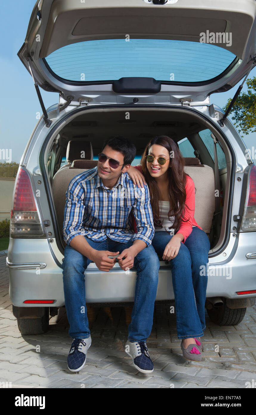 Young couple planning lay out of their house Stock Photo - Alamy