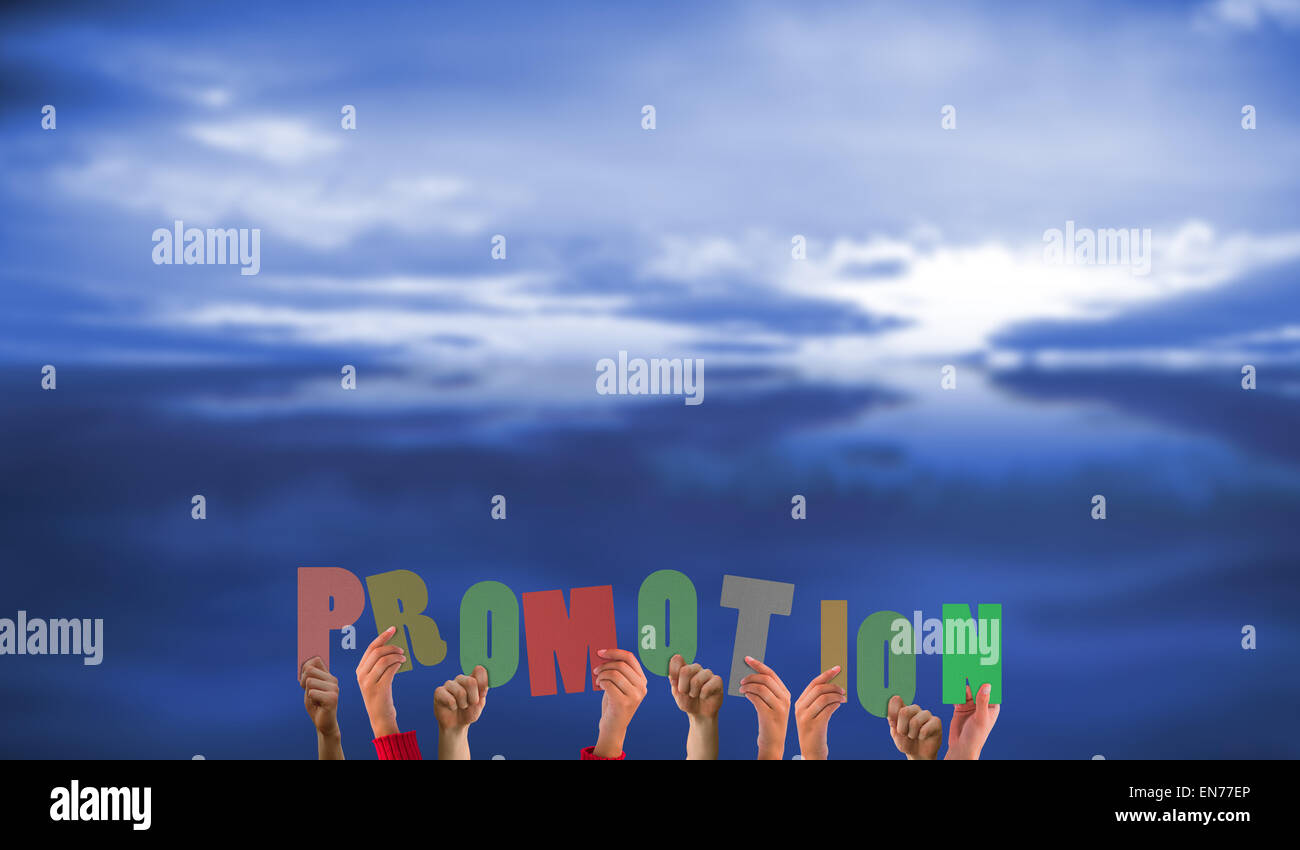 Hands holding up letters hi-res stock photography and images - Alamy