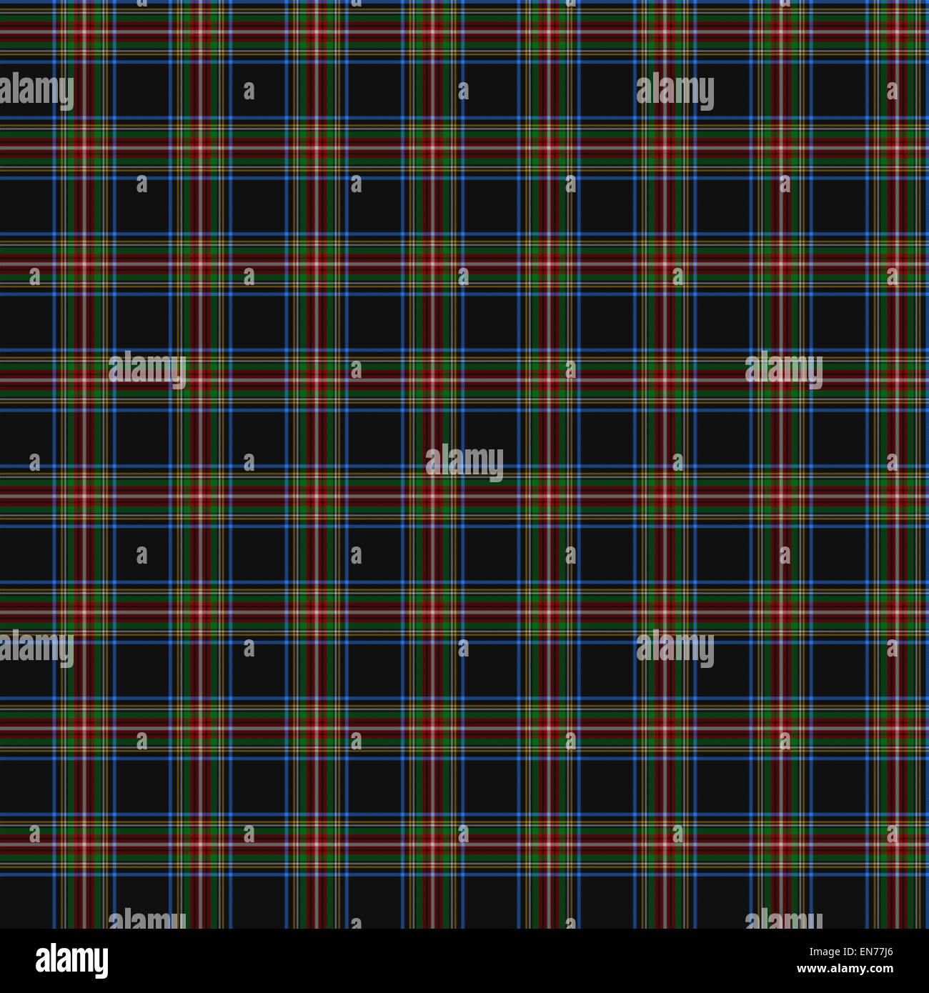 A seamless patterned tile of the clan Denniston tartan Stock Photo - Alamy