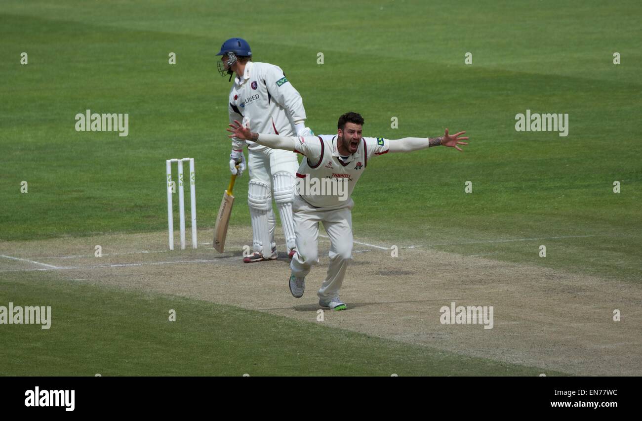 Emirates Old Trafford, Manchester, UK. 29th April, 2015. Jordan Clark ...