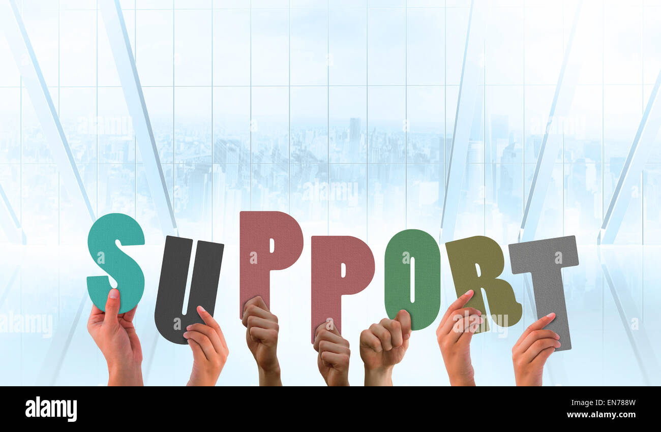 Support holding hands hi-res stock photography and images - Alamy