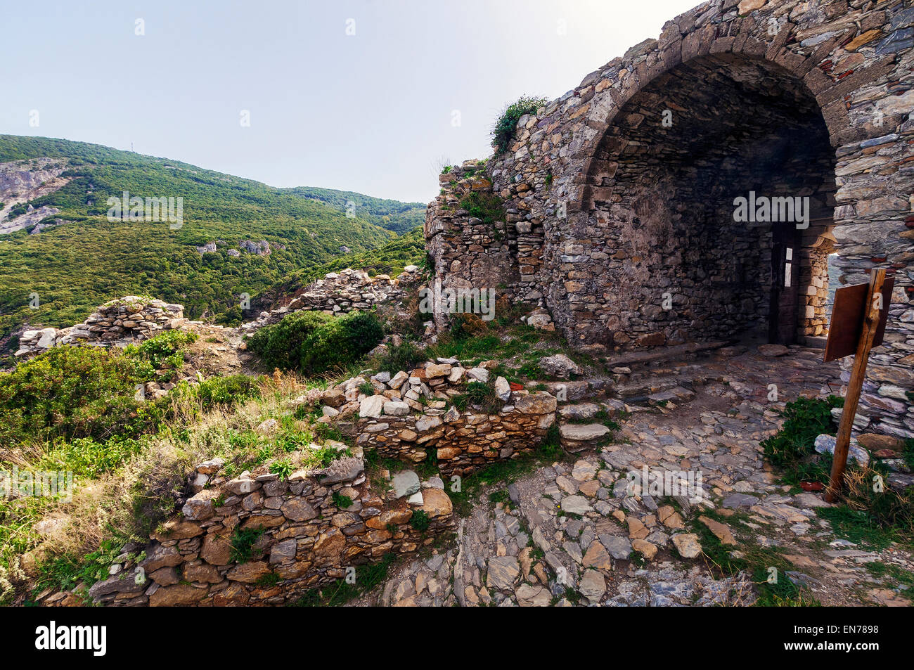 Skiathos kastro fortress hi-res stock photography and images - Alamy