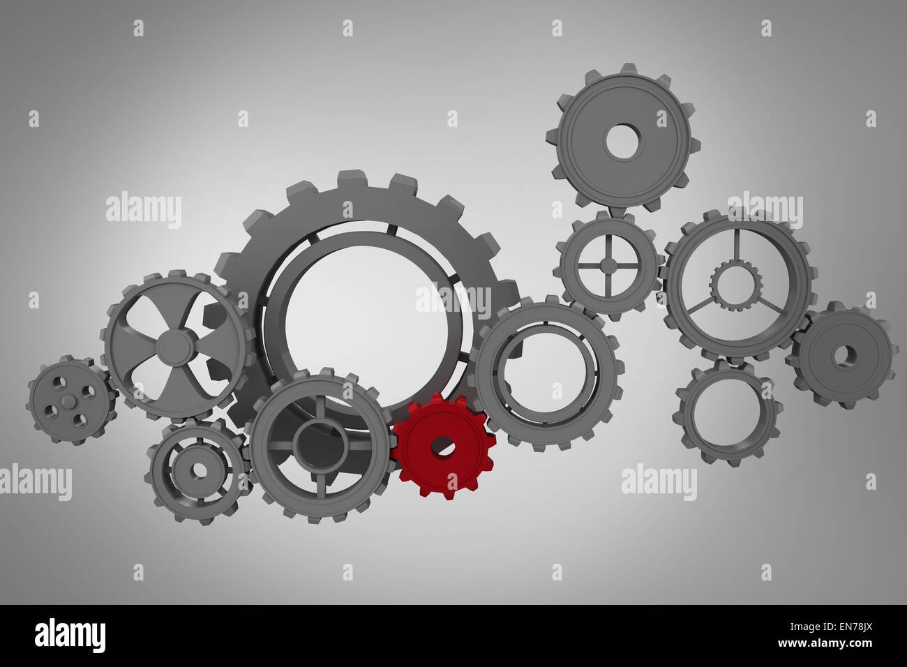 Composite image of cogs and wheels Stock Photo - Alamy