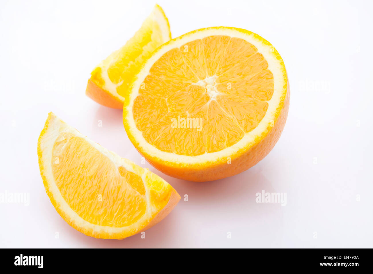 Orange sliced close up hi-res stock photography and images - Alamy