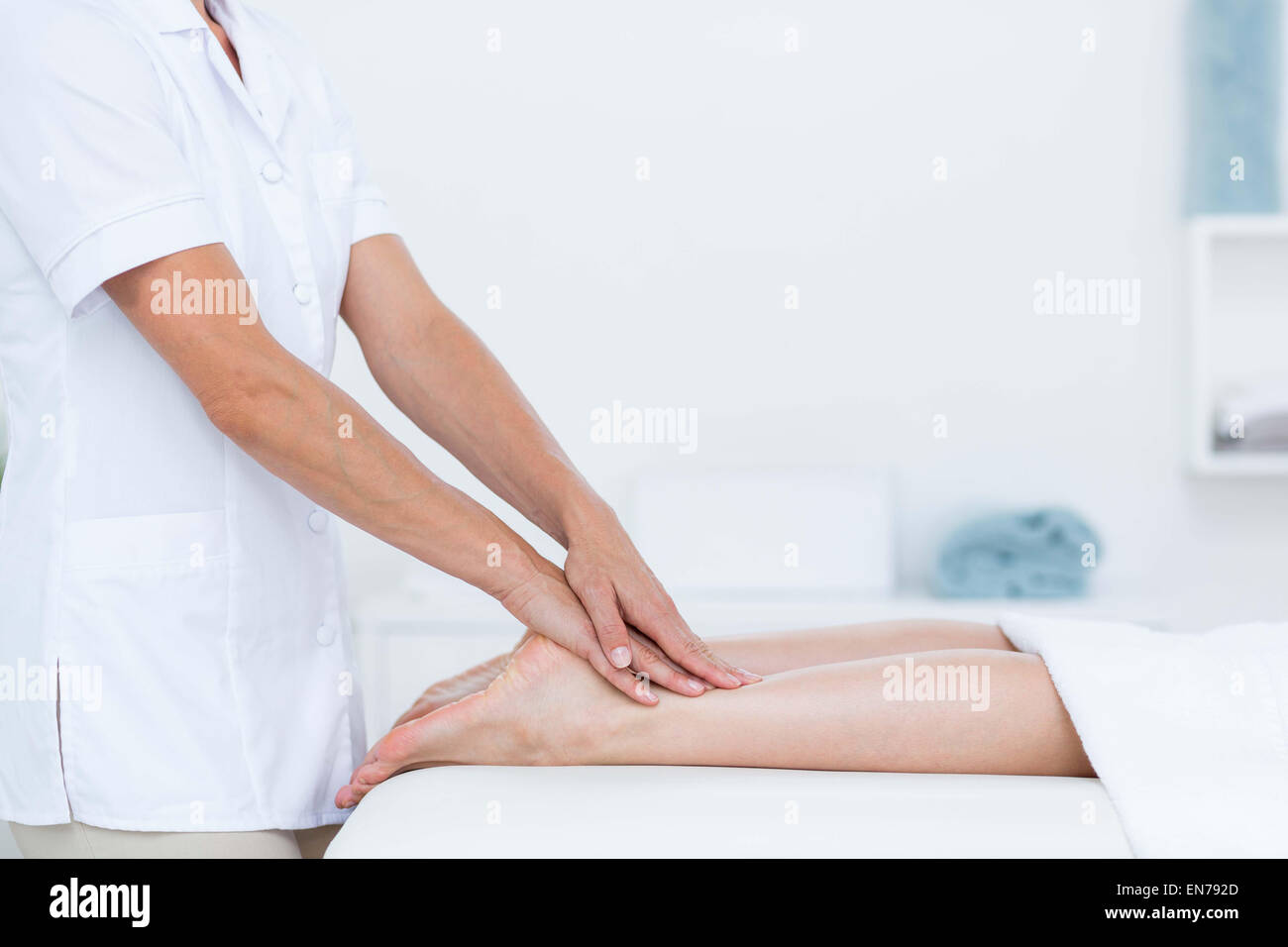Professional foot massage hi-res stock photography and images - Alamy