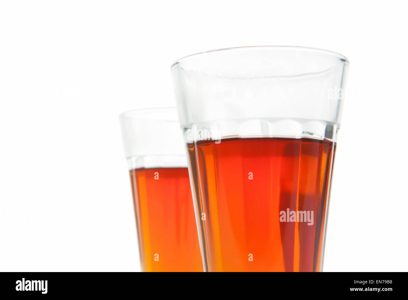 Two glasses of tea hi-res stock photography and images - Alamy