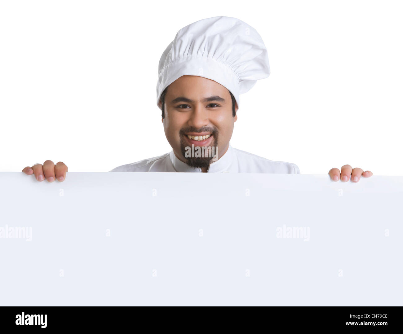 Portrait of chef smiling Stock Photo - Alamy