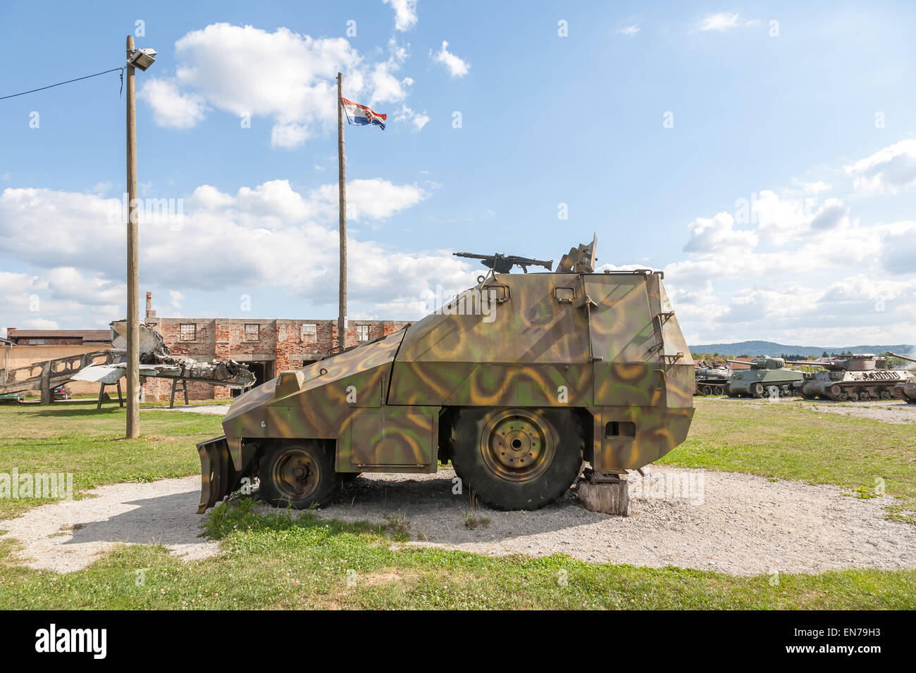 Military vehicles in Croatia, after the Yugoslavian war Stock Photo - Alamy