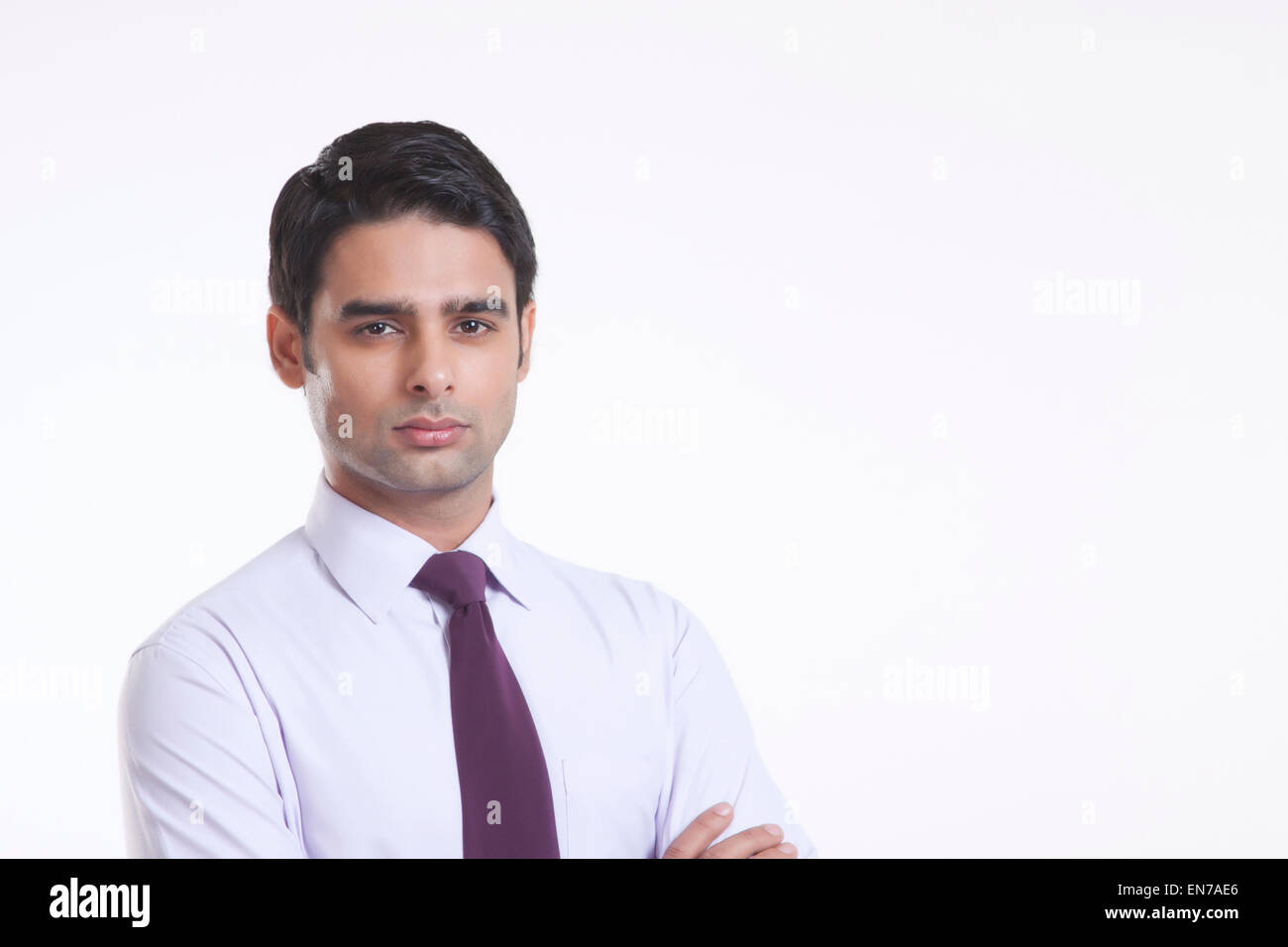 Portrait of a male executive Stock Photo - Alamy