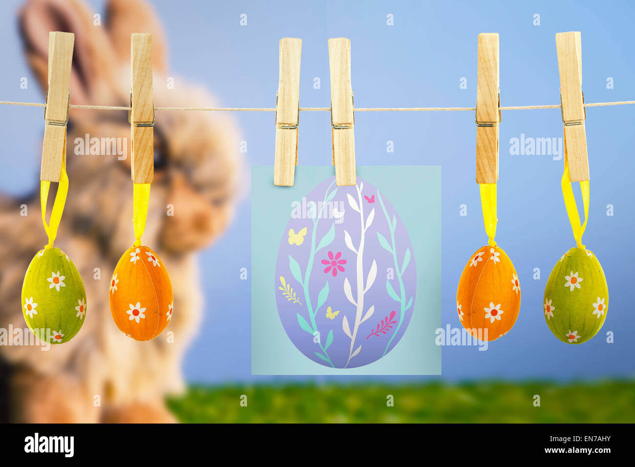 Composite image of easter egg Stock Photo - Alamy