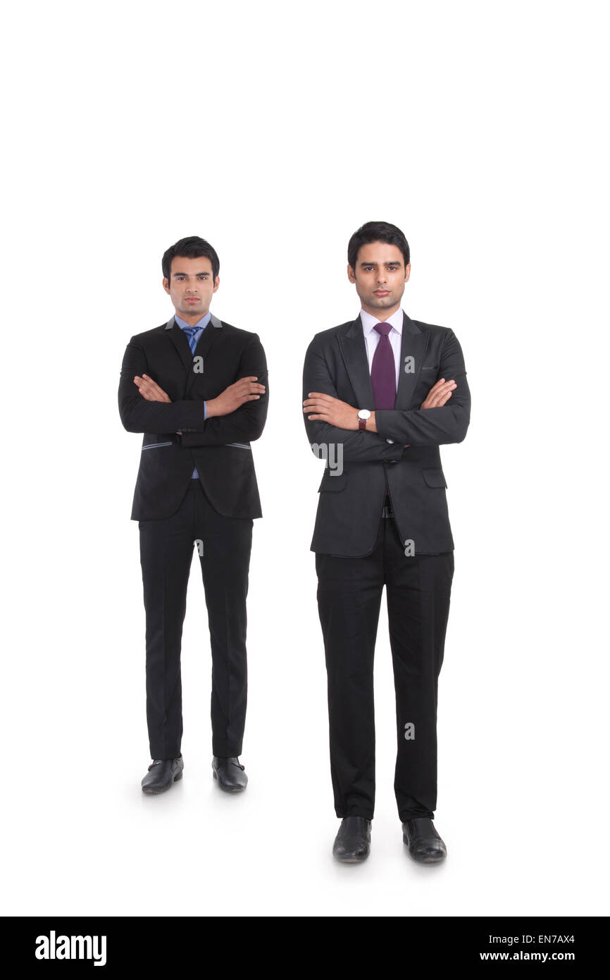 Portrait of two businessmen Stock Photo - Alamy