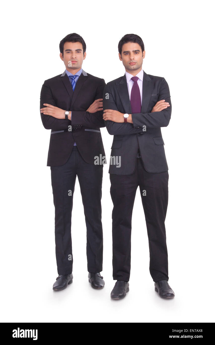 Portrait of two businessmen Stock Photo - Alamy