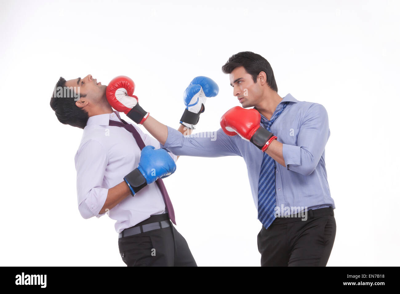Three Business People Fighting High Resolution Stock Photography and ...