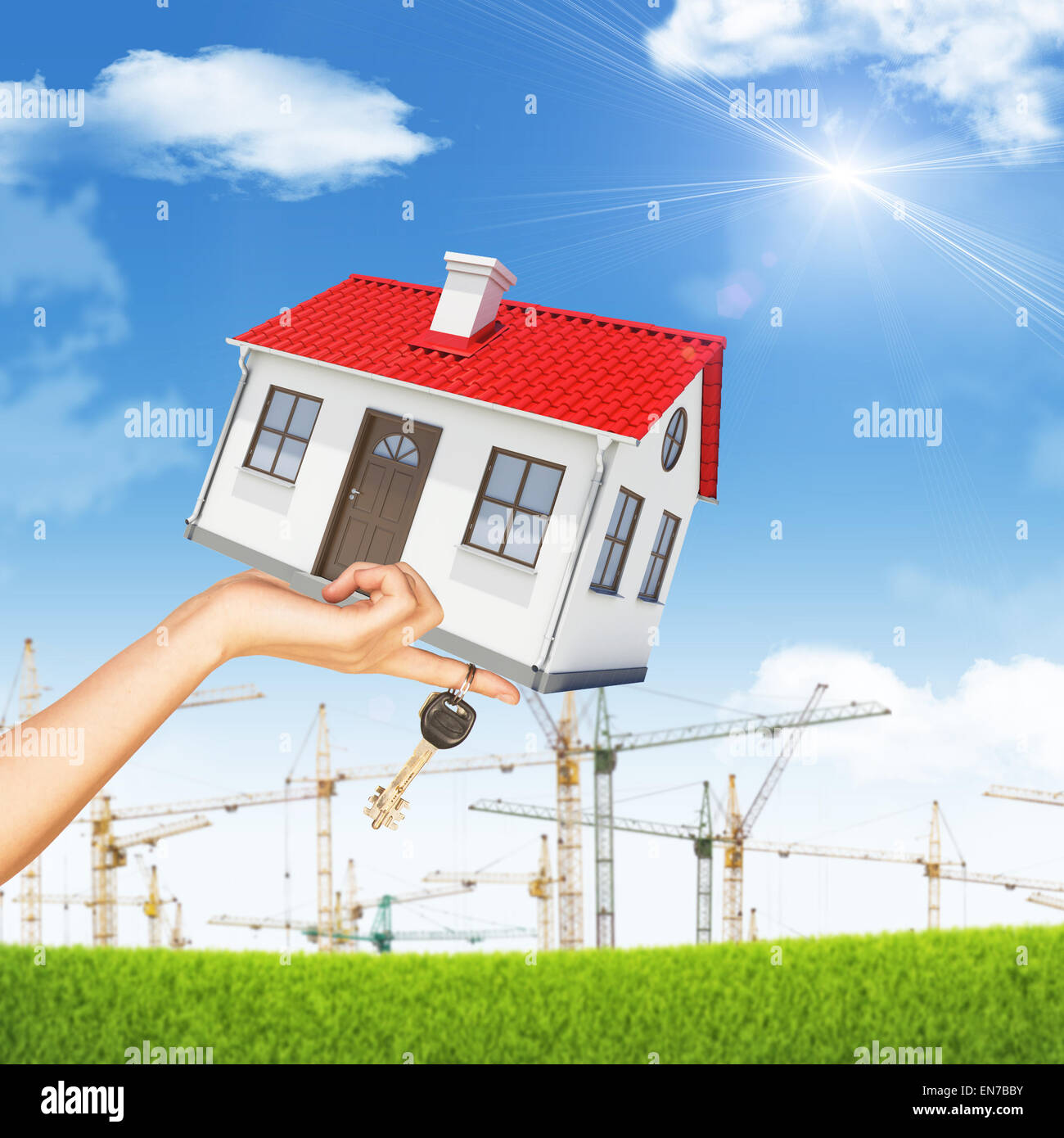 Hand building hi-res stock photography and images - Alamy