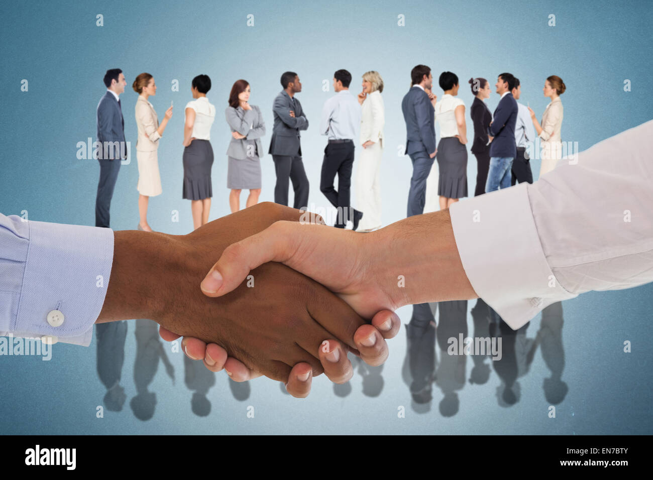 Composite image of close-up shot of a handshake Stock Photo - Alamy