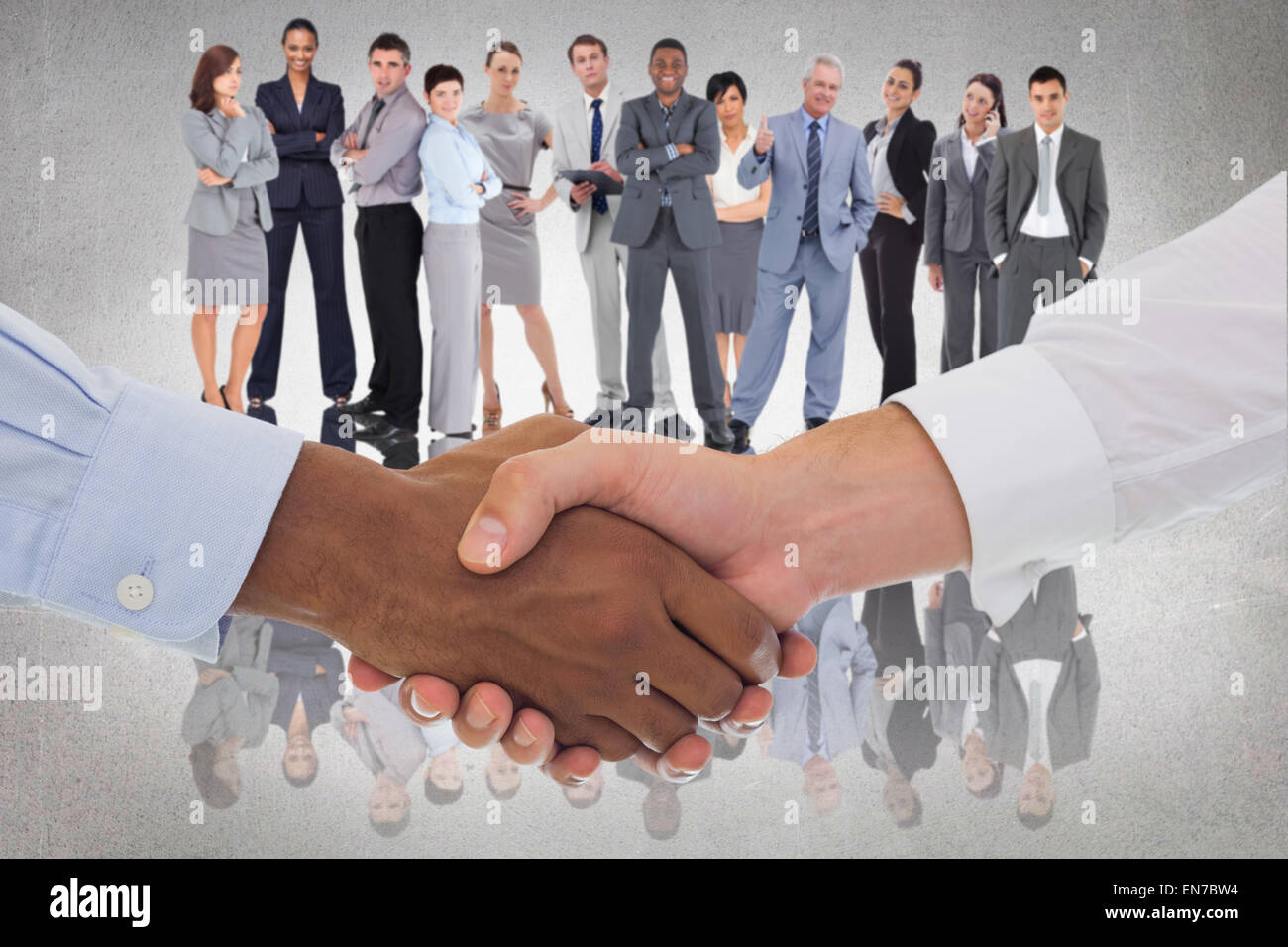 Asian handshake partnership hi-res stock photography and images - Alamy