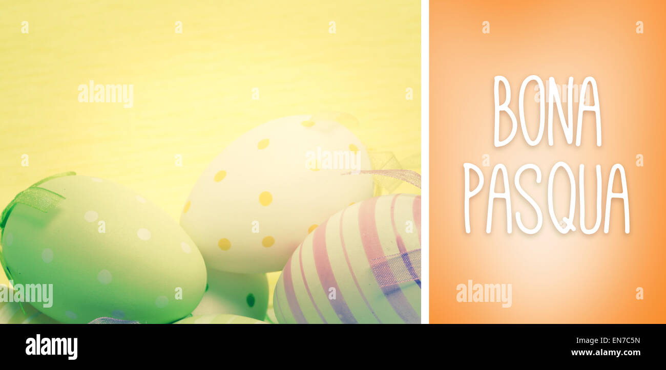Composite image of bona pasqua Stock Photo - Alamy