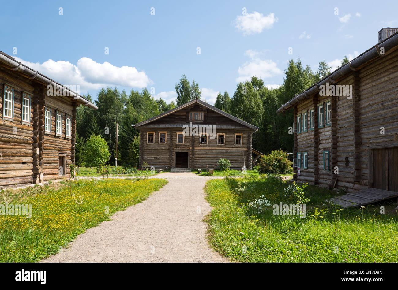 Russia mandrogi village hi-res stock photography and images - Alamy