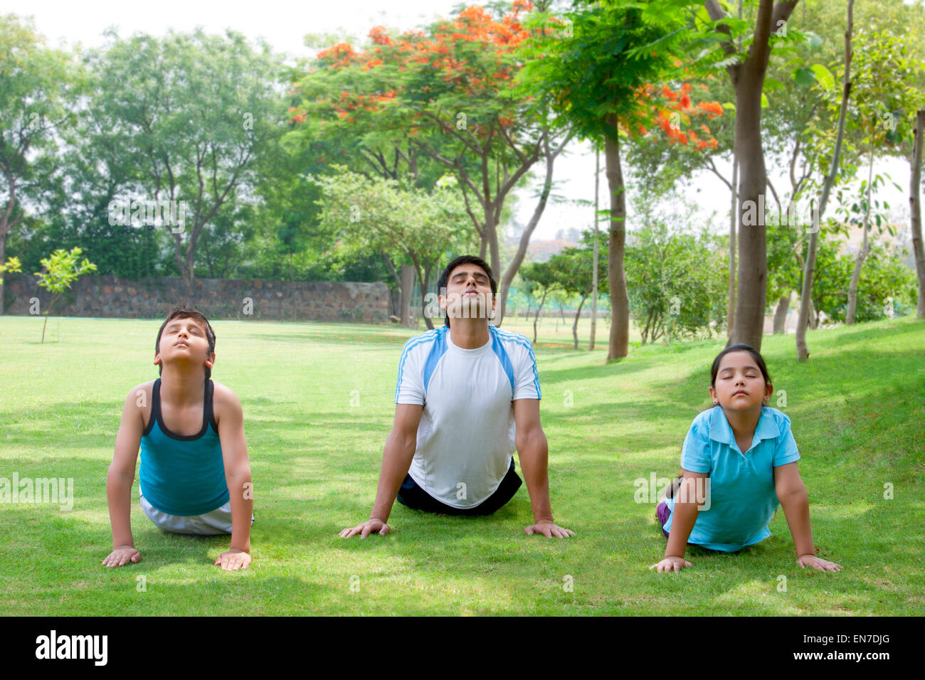 Indian boy exercising hi-res stock photography and images - Alamy