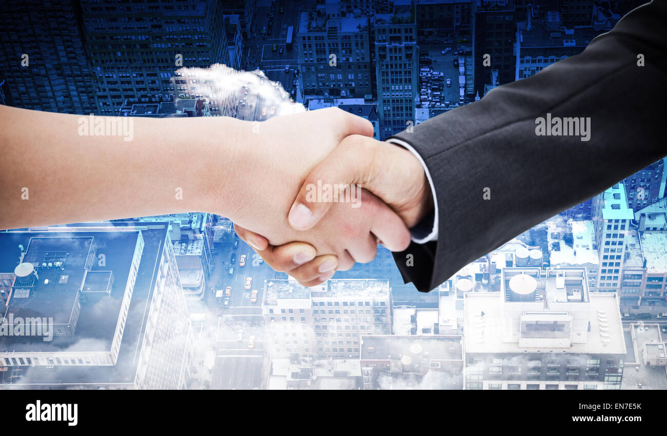 High handshake hi-res stock photography and images - Alamy