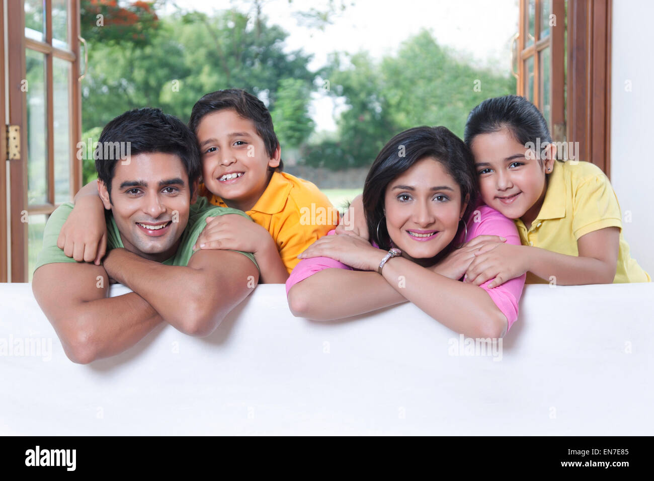 Portrait of family Stock Photo - Alamy