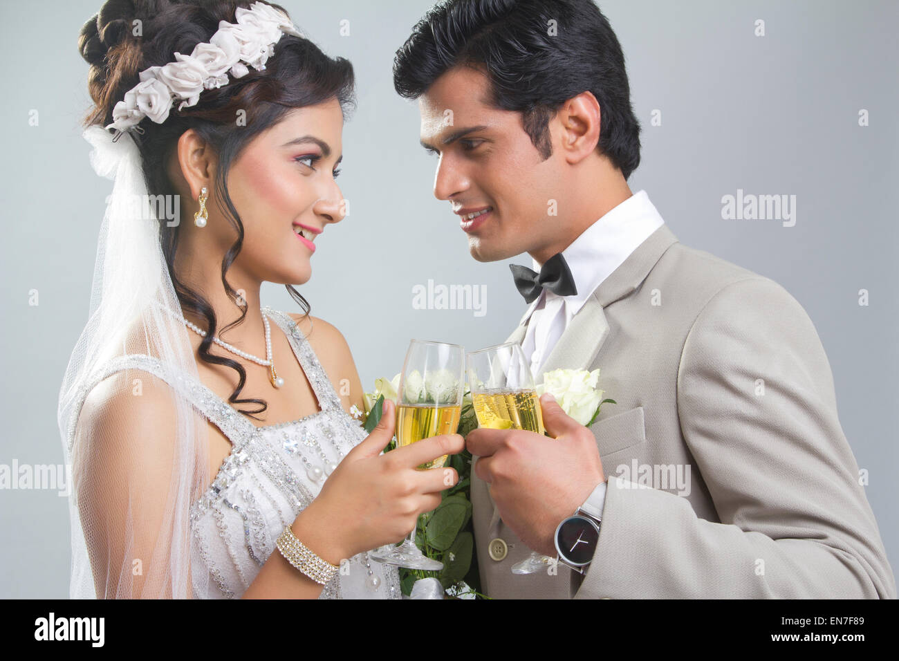 Indian bride bridegroom in hi-res stock photography and images - Alamy