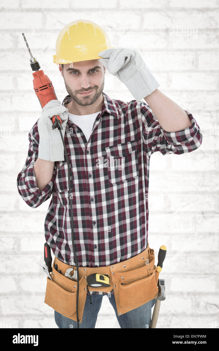 Drill handyman wall hi-res stock photography and images - Alamy