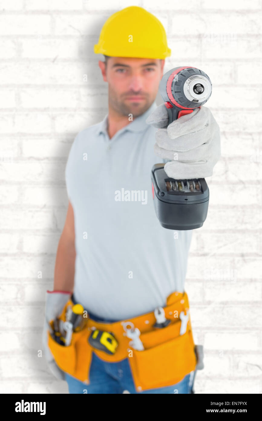 Man Using Power Drill High Resolution Stock Photography and Images - Alamy