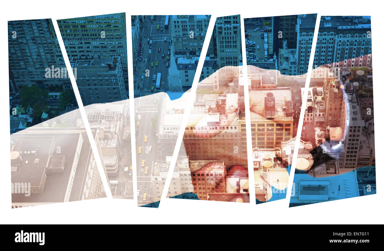 Close up male female coworkers Cut Out Stock Images & Pictures - Alamy