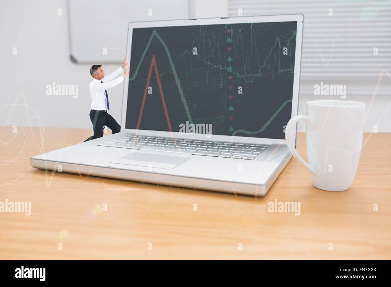 Man pushing desk hi-res stock photography and images - Alamy