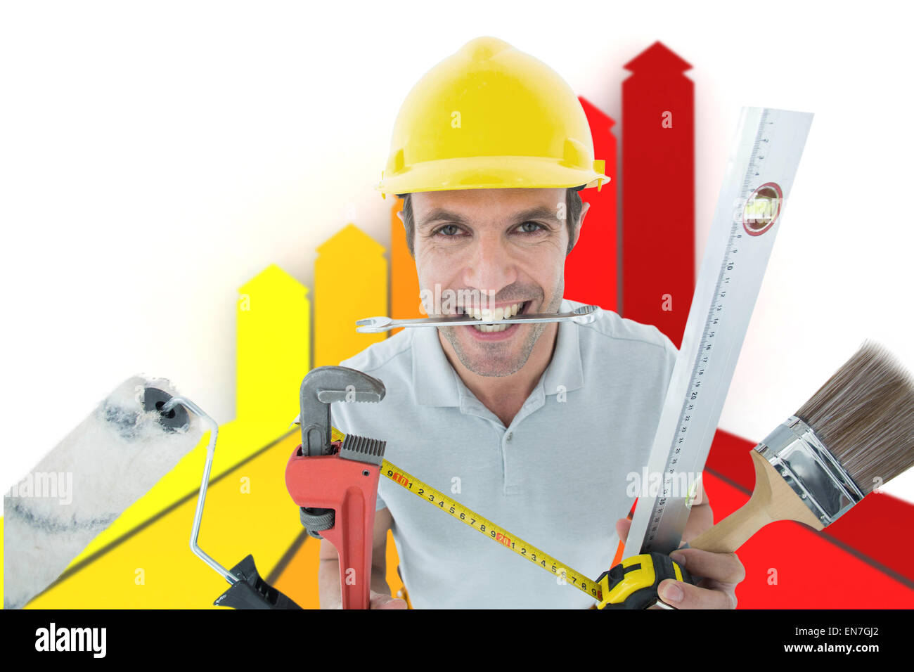 Happy worker hi-res stock photography and images - Alamy
