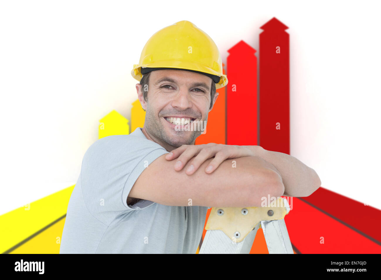 Red step ladder hi-res stock photography and images - Alamy