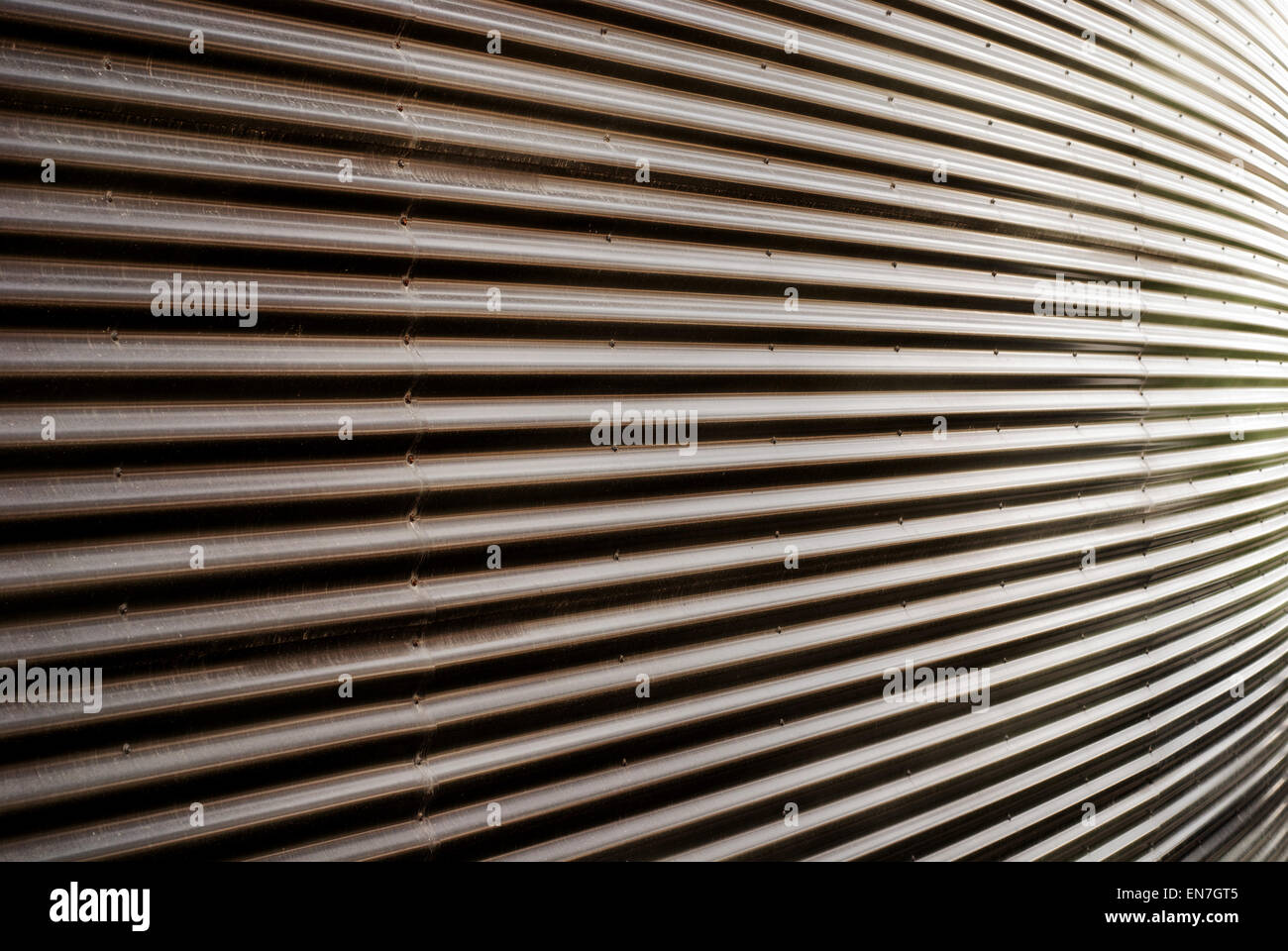 Covering of corrugated iron wall Stock Photo - Alamy