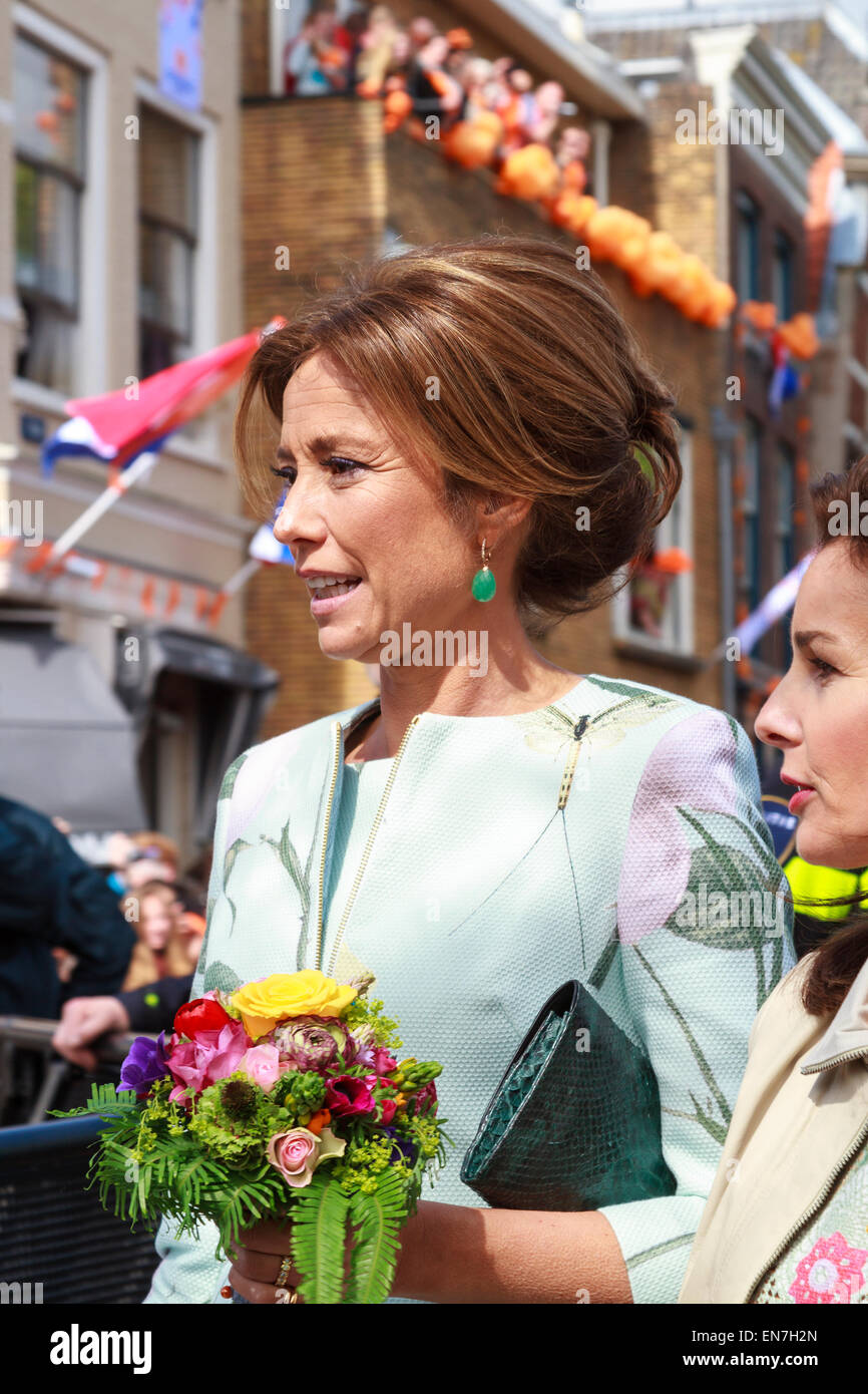 DORDRECHT, THE NETHERLANDS - APRIL 27, 2015: Princess Marilene van den ...