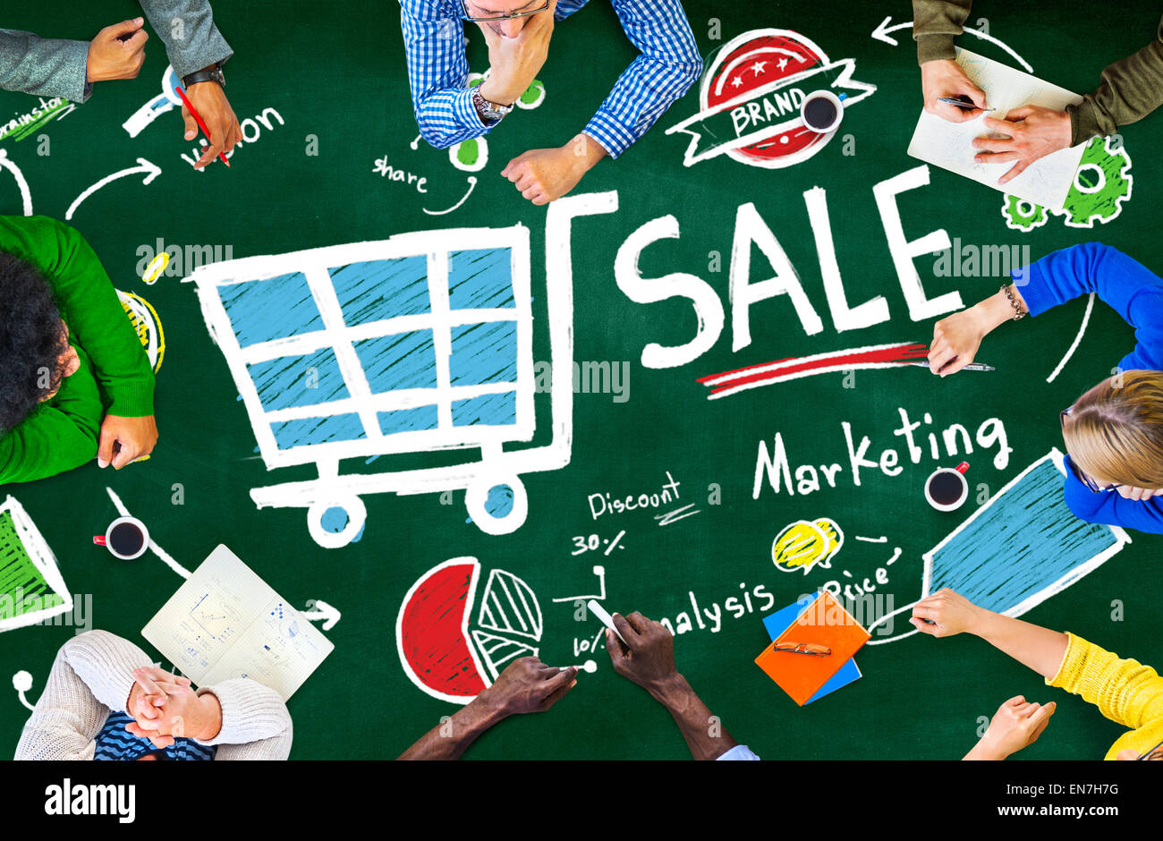 Studying sales strategy hi-res stock photography and images - Alamy