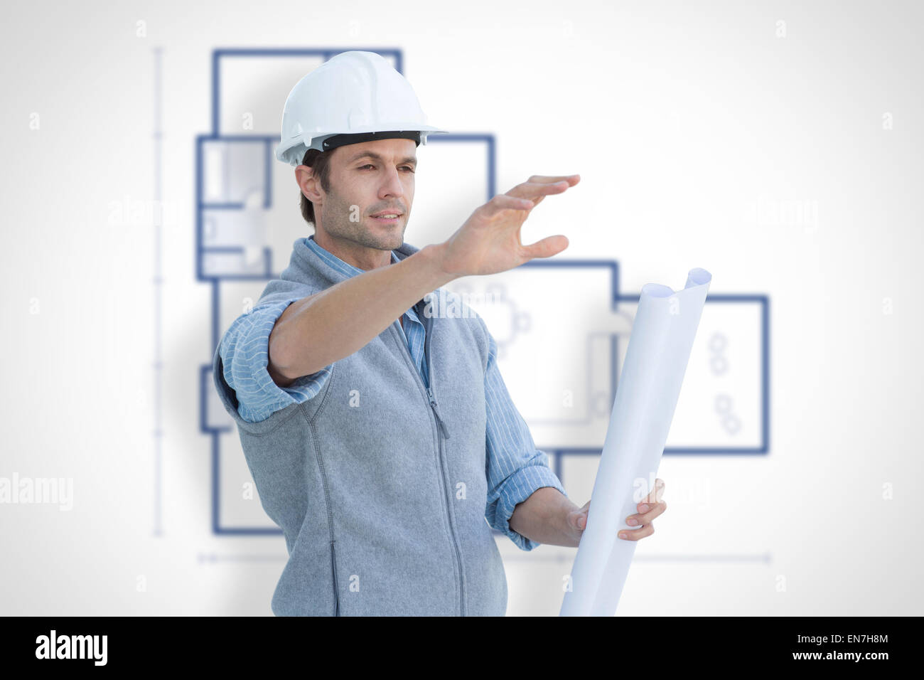 Architect blueprint at hi-res stock photography and images - Alamy