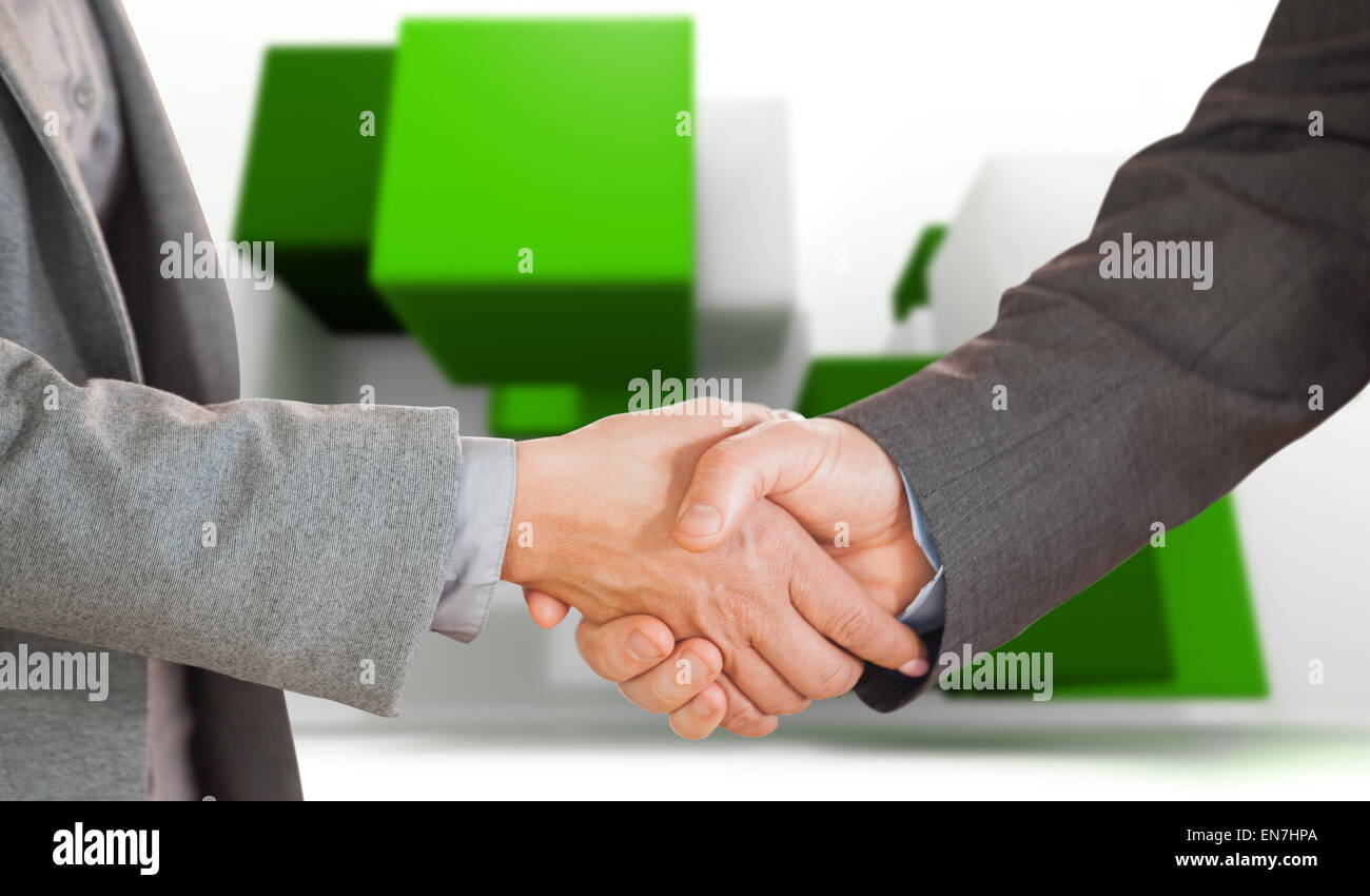 Two people handshake in office hi-res stock photography and images - Alamy
