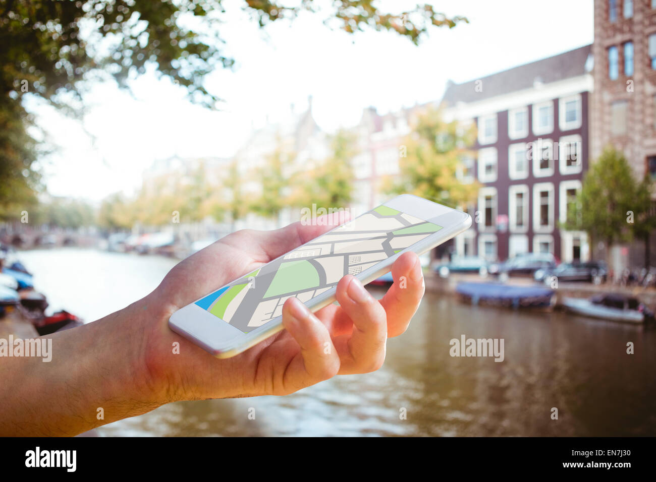 Phone map app hi-res stock photography and images - Alamy