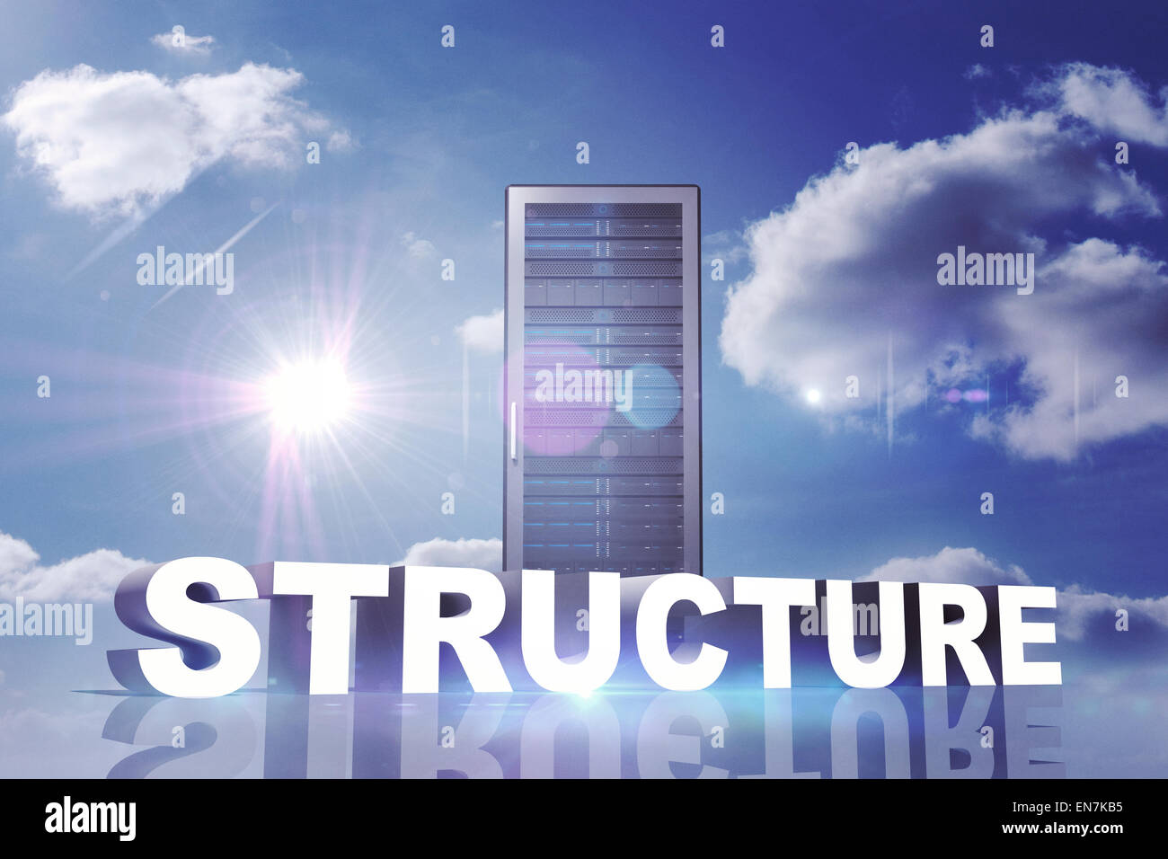 Composite image of structure Stock Photo - Alamy