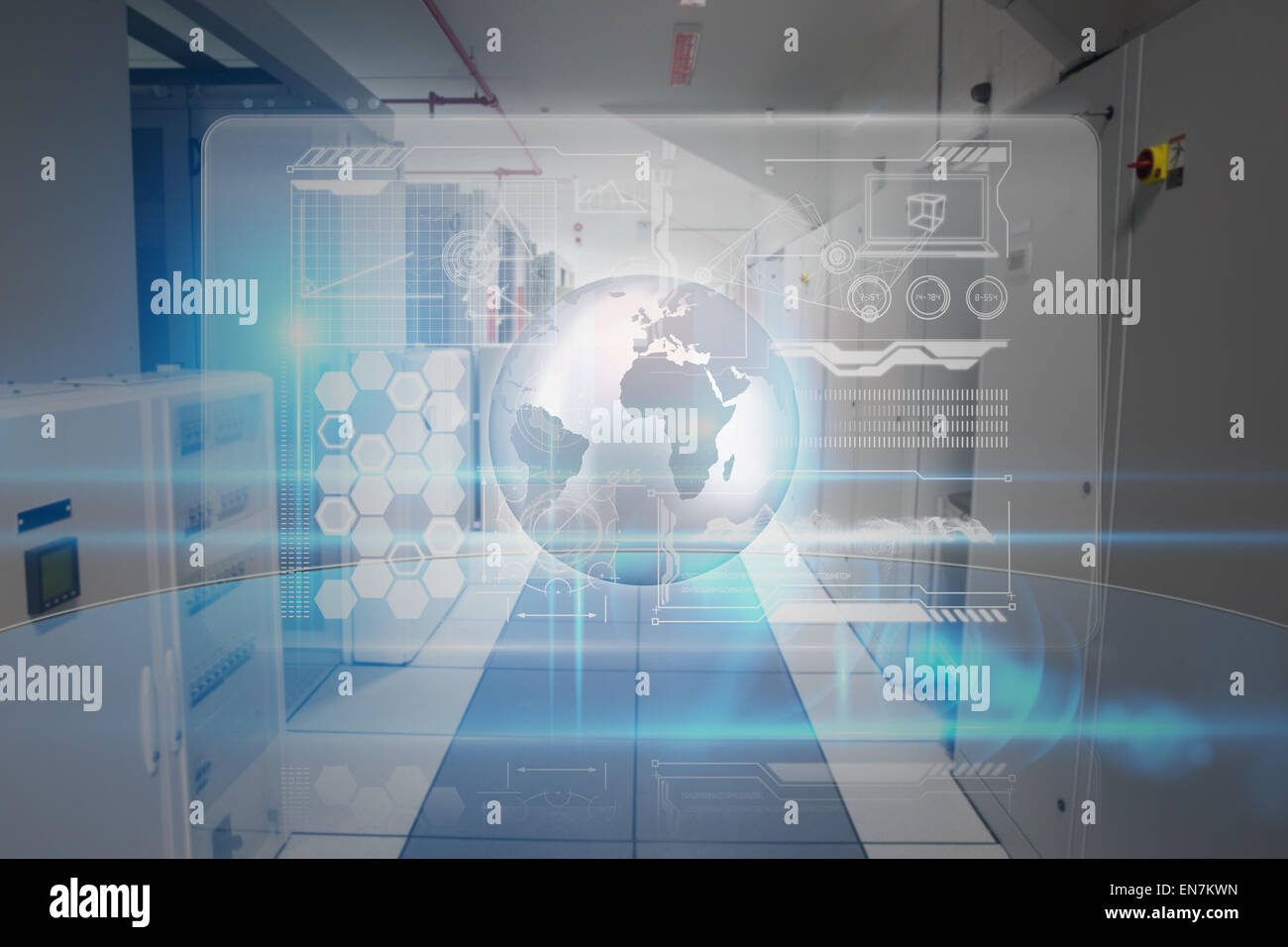 Composite image of silver earth Stock Photo - Alamy