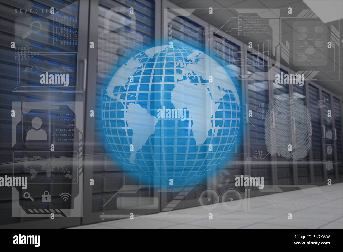 Composite image of silver earth Stock Photo - Alamy