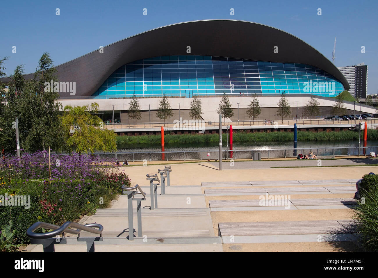 Aquatics center olympic park hi-res stock photography and images - Alamy