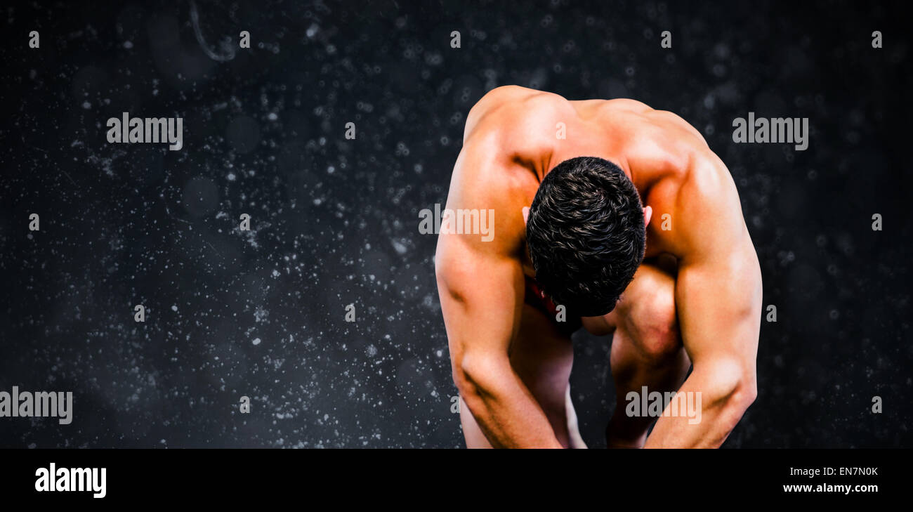 Male bodybuilder posing hi-res stock photography and images - Alamy