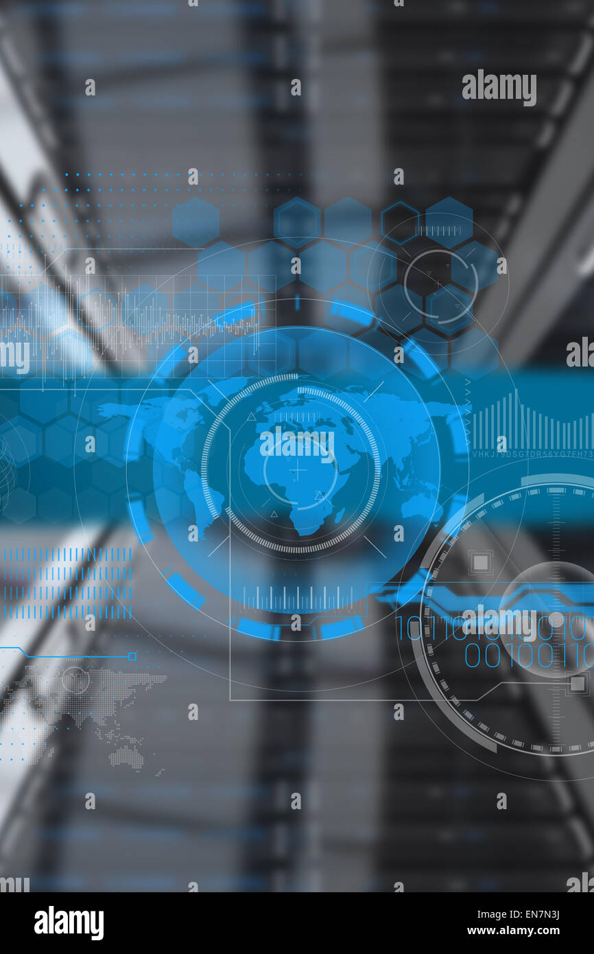 Composite image of interface Stock Photo - Alamy