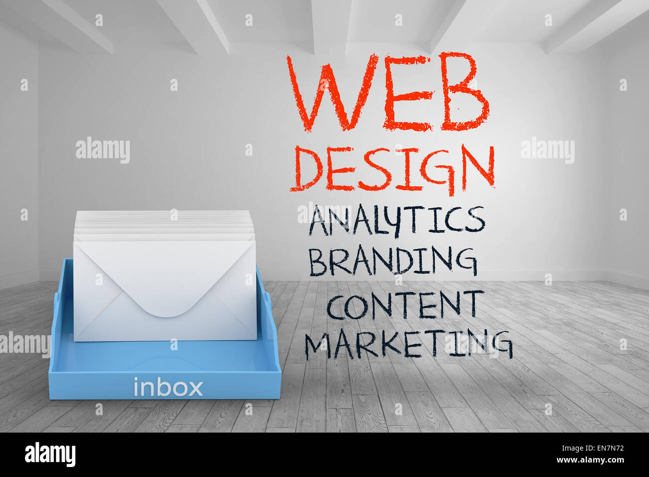 Inbox design hi-res stock photography and images - Alamy