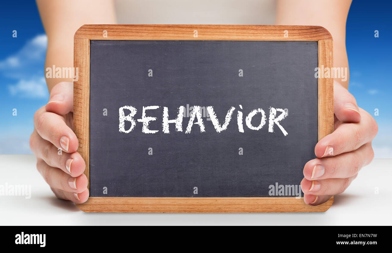 Behavior against bright blue sky with clouds Stock Photo - Alamy